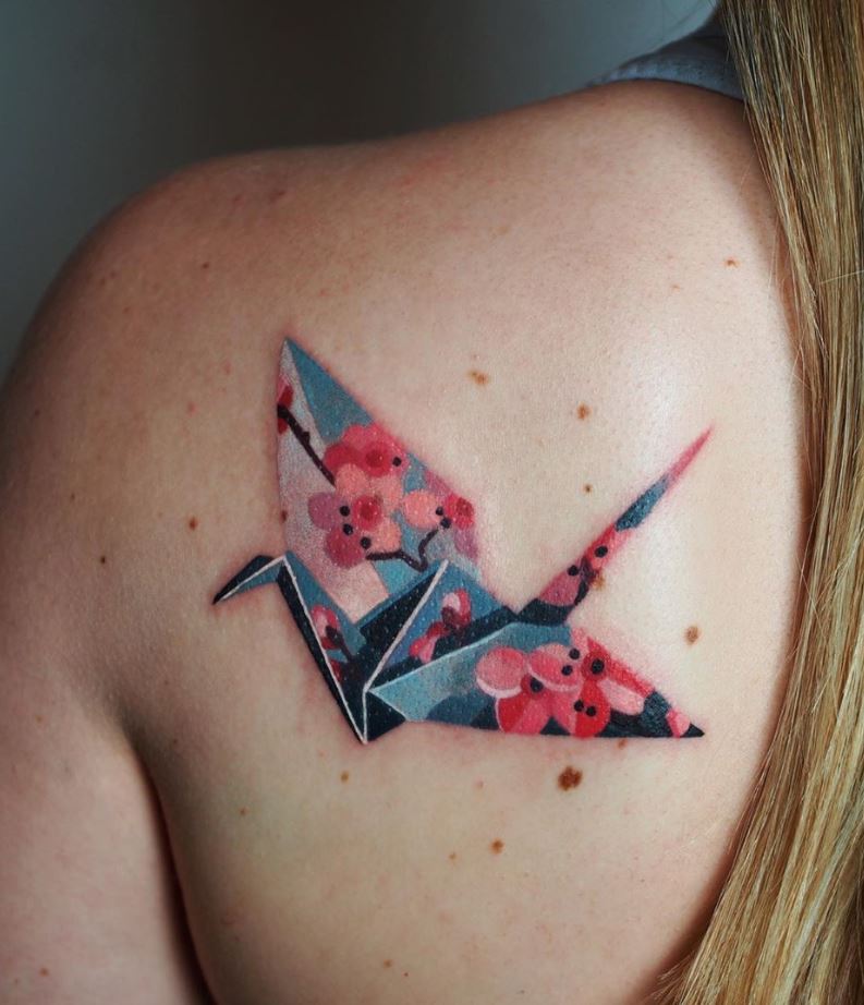 Origami Crane Tattoo The Symbolism And Meaning Behind This Timeless Origami Crane Tattoo The Symbolism And Meaning Behind This Timeless